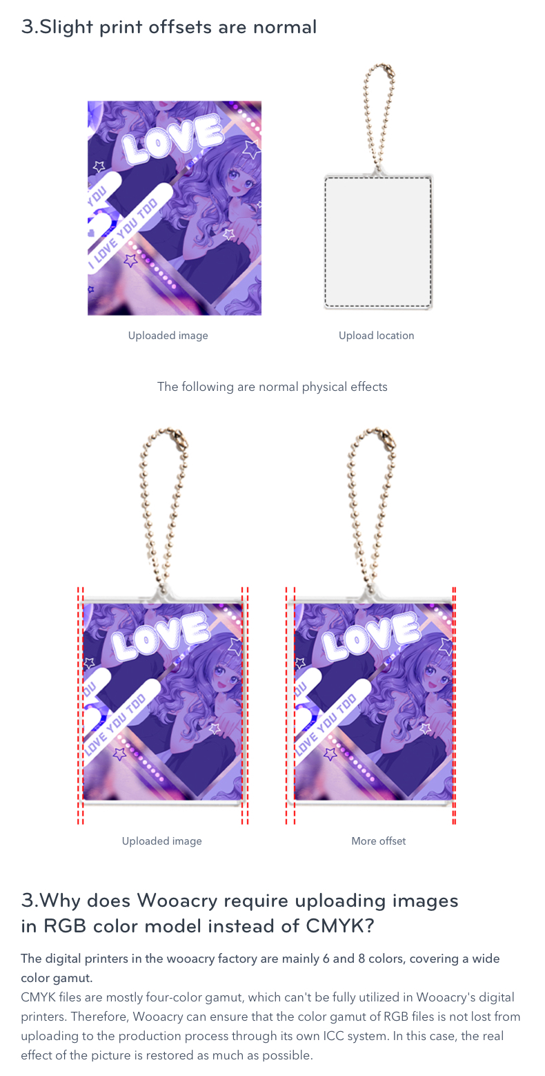 Clear Two-piece Acrylic Pendant - Wooacry