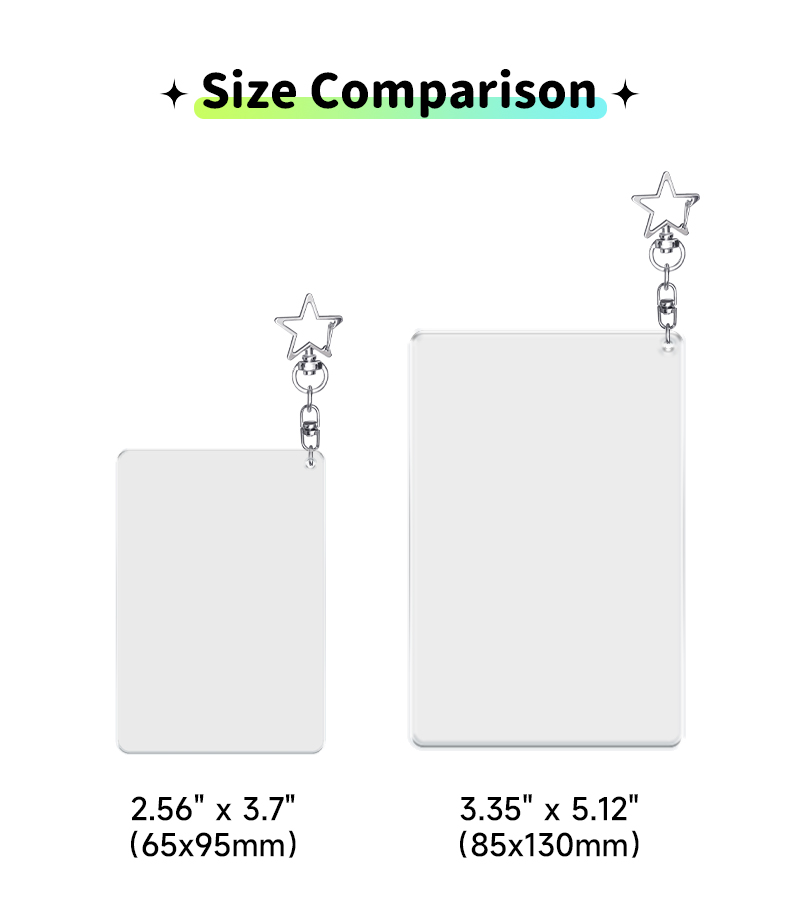 Custom Acrylic Photocard Keychains - Wooacry