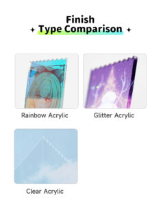 Custom Clear Acrylic Standees - Wooacry