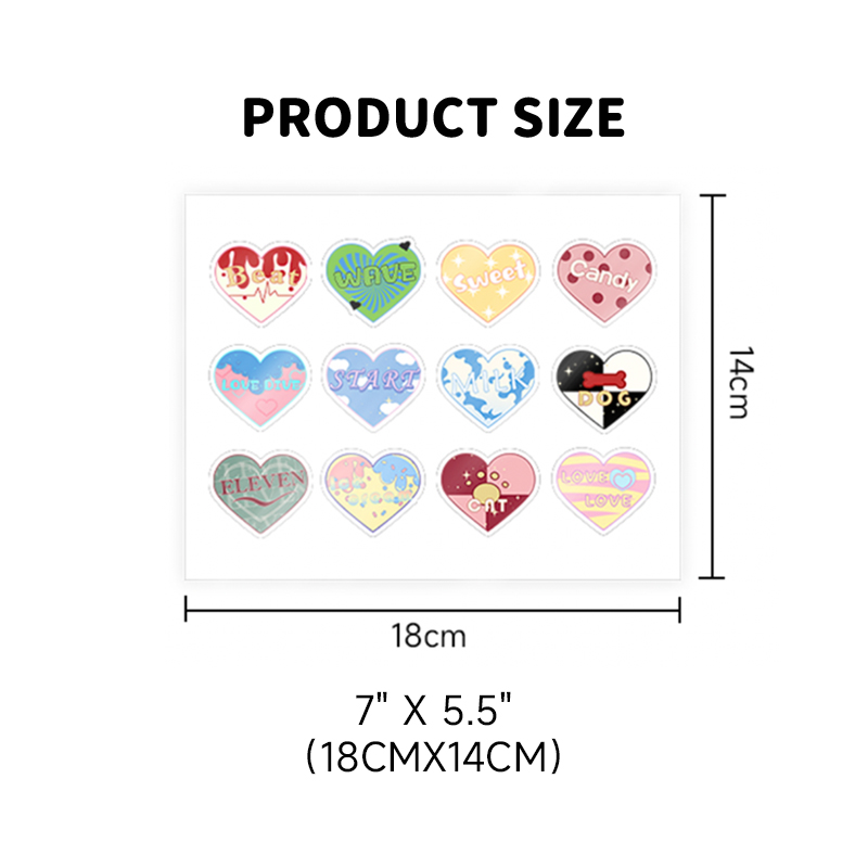 Custom Glossy Sticker Sheet - Wooacry