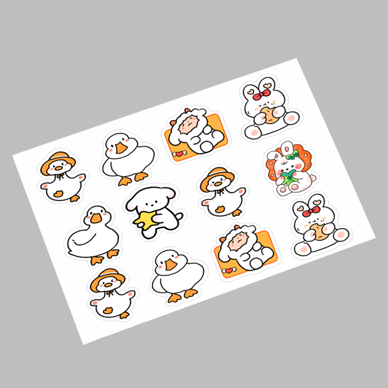 Custom Matte Sticker Sheet - Wooacry old version