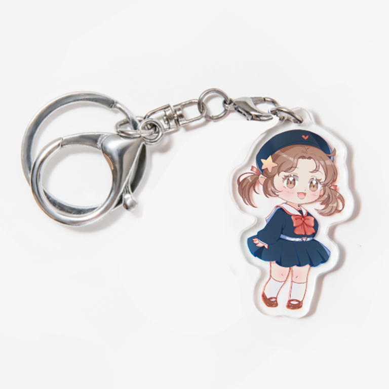 Custom Clear Acrylic Keychains - Wooacry