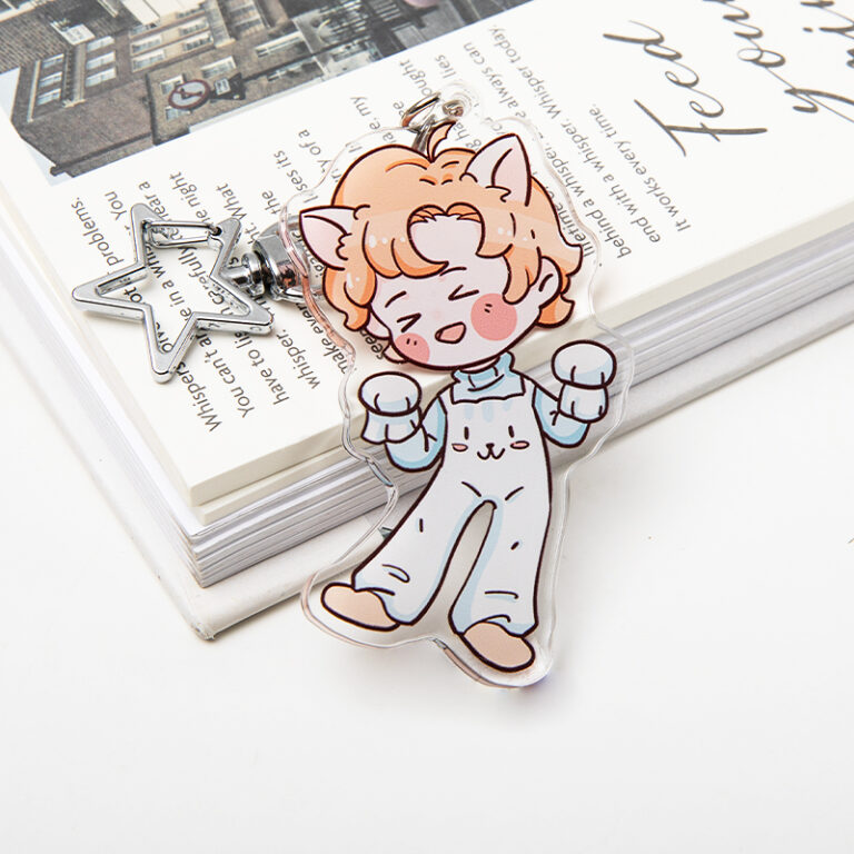 Custom Clear Acrylic Keychains - Wooacry