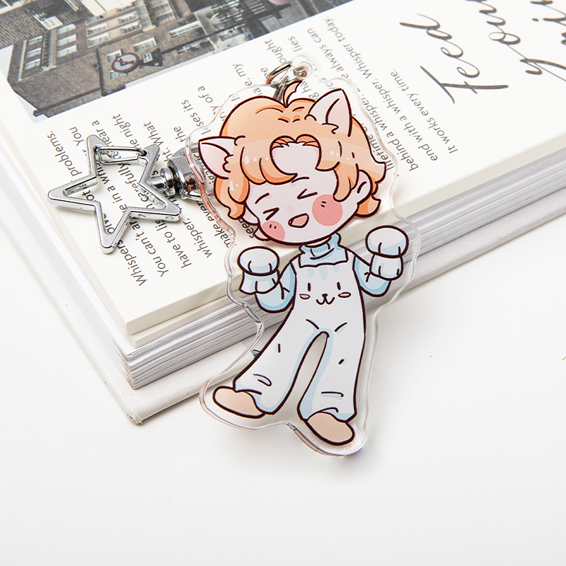 Custom Clear Acrylic Keychains - Wooacry