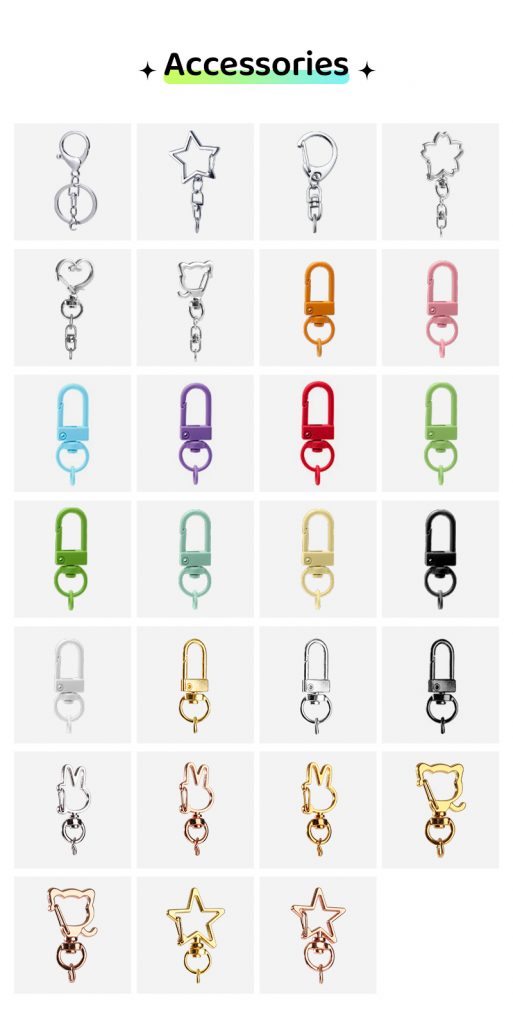 Custom Acrylic Stained Glass Keychains - Wooacry