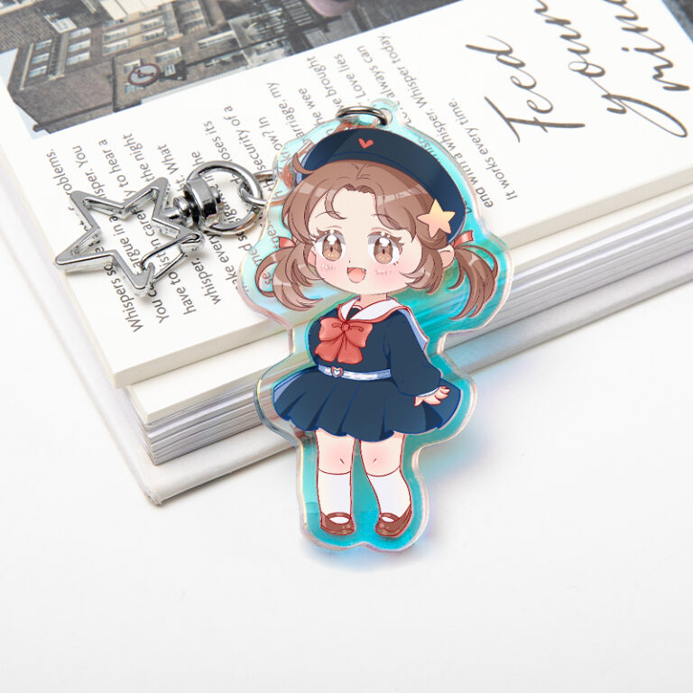 Custom Rainbow Acrylic Keychains - Wooacry