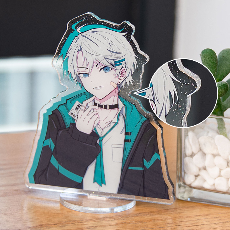 Custom Glitter Acrylic Standees - Wooacry