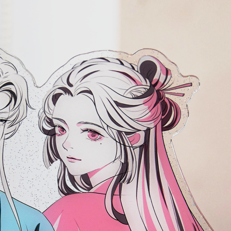 Custom Glitter Acrylic Keychains - Wooacry