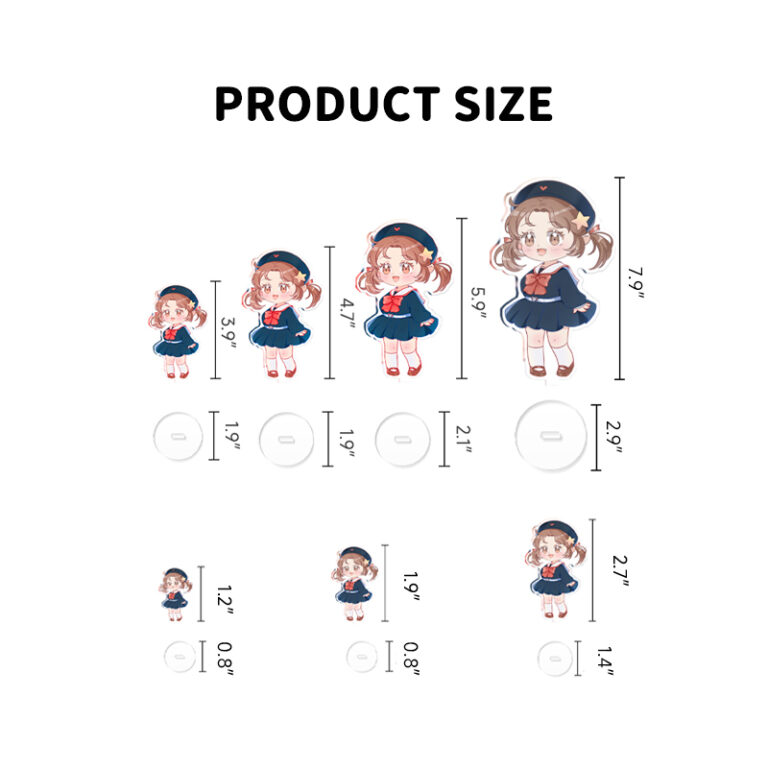 Custom Clear Acrylic Standees - Wooacry