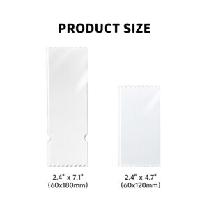 Custom Clear Acrylic Commemorative Ticket - Wooacry