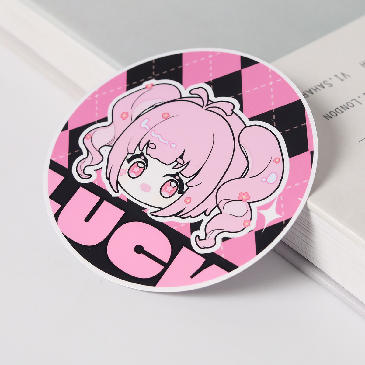 Custom Matte Die Cut Round Stickers 10Pcs/set - Wooacry