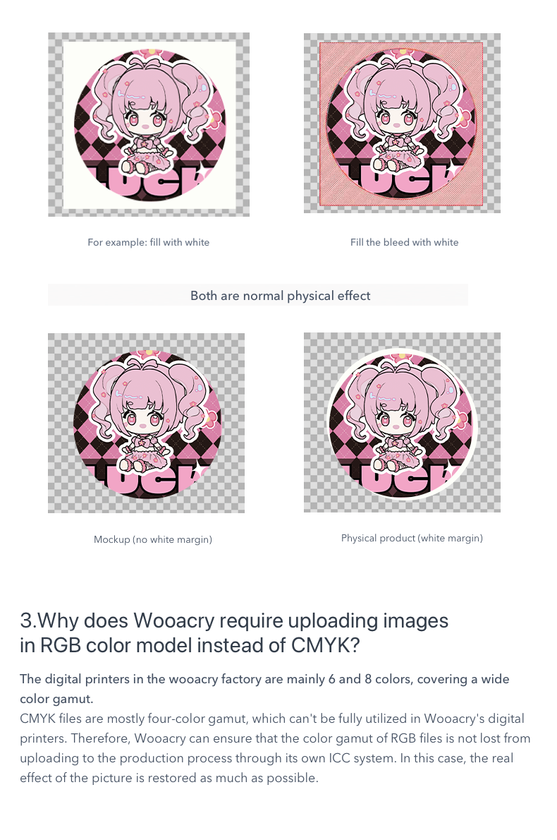 Custom Glossy Die Cut Square Stickers 10Pcs/set - Wooacry