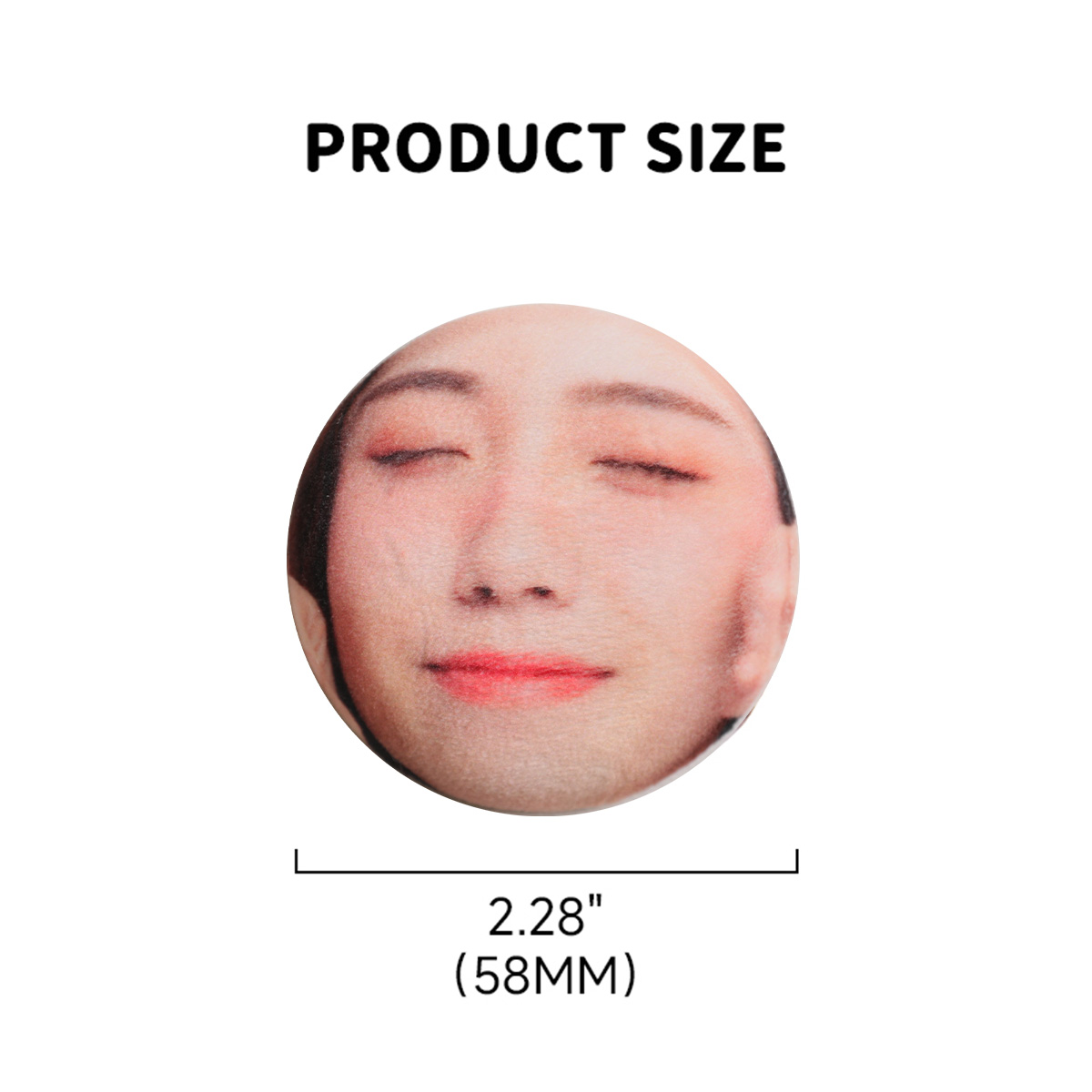 Custom Idol Meme Plush Badge - Wooacry