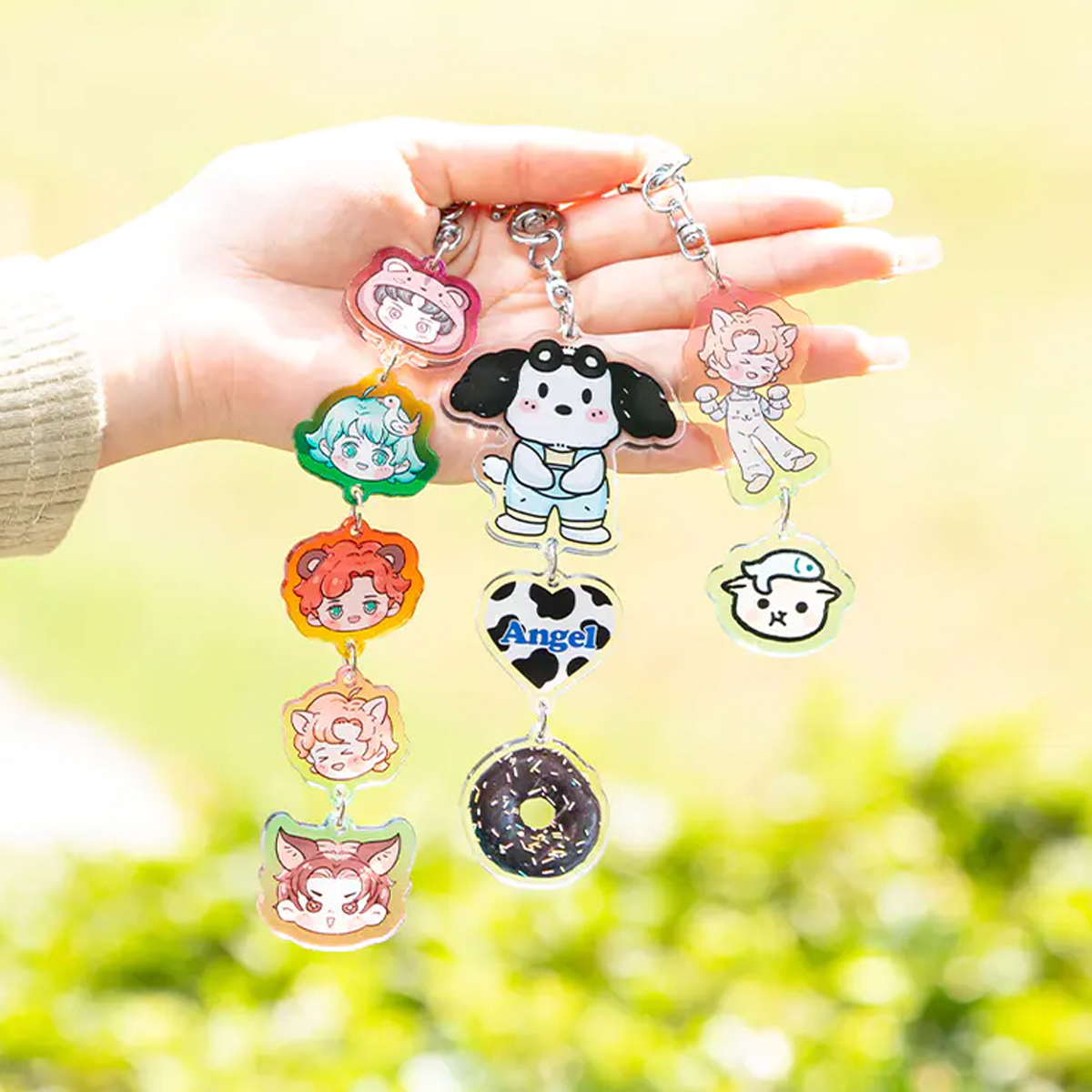 Custom Connected Acrylic Keychains - Wooacry old version