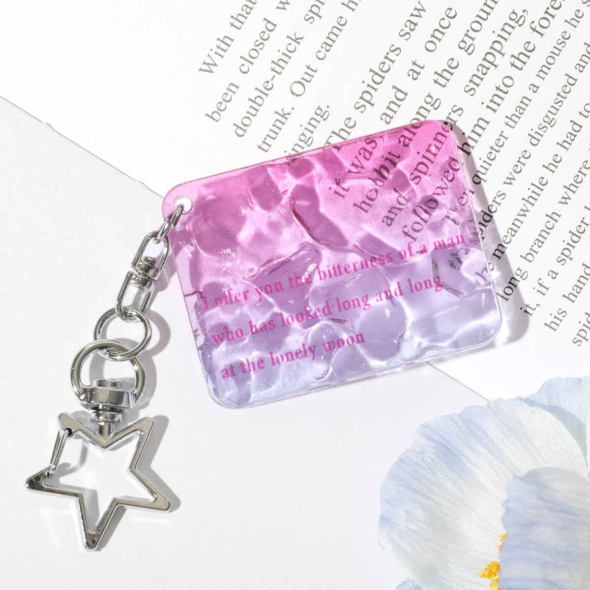 Custom Ripple Acrylic Keychains - Wooacry