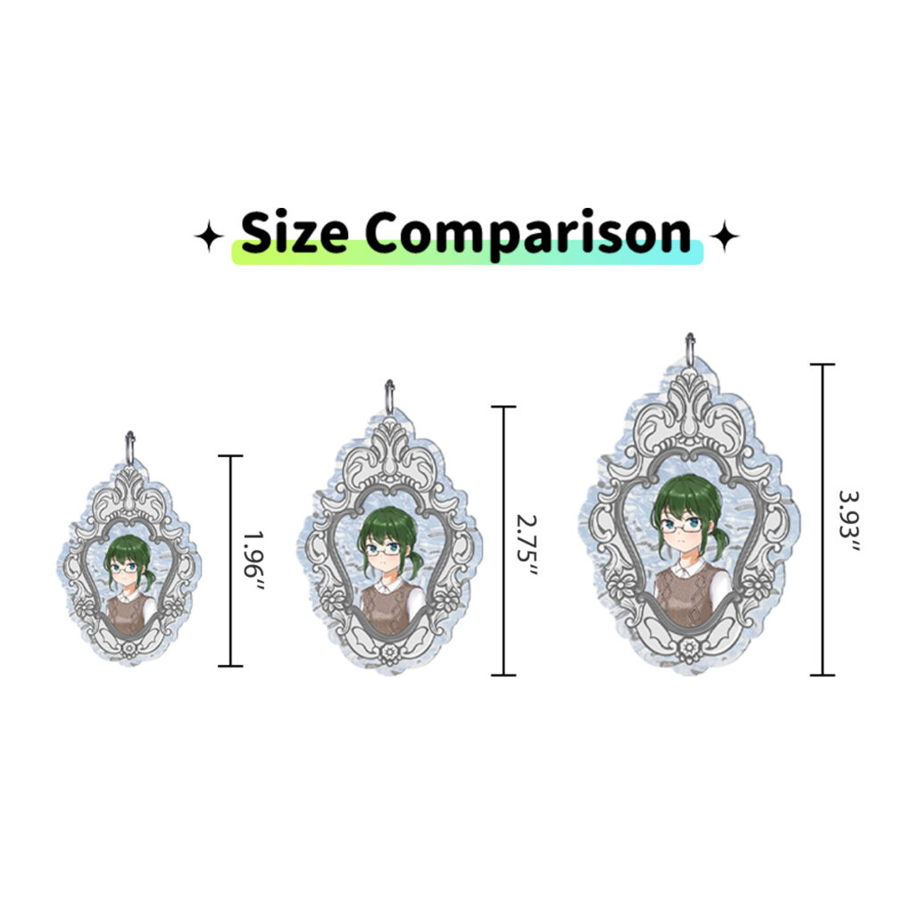 Custom Ripple Acrylic Keychains - Wooacry