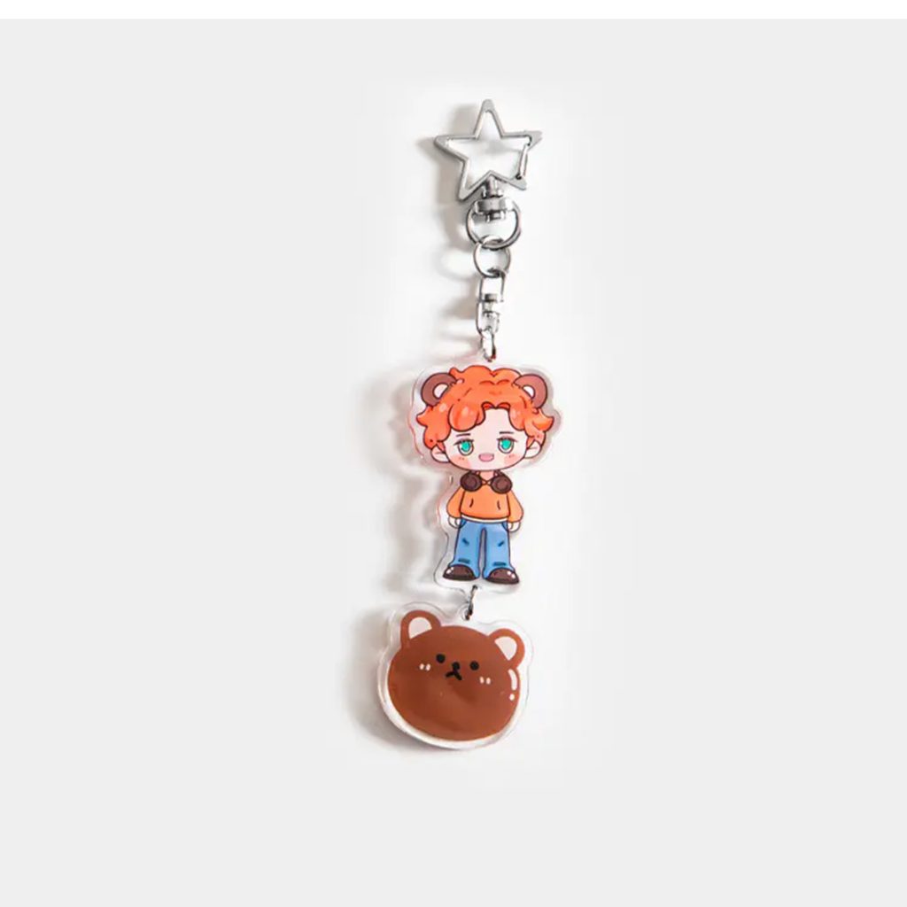 Custom Clear Connected Acrylic Keychains - Wooacry Custom Clear Connected Acrylic Keychains - Wooacry