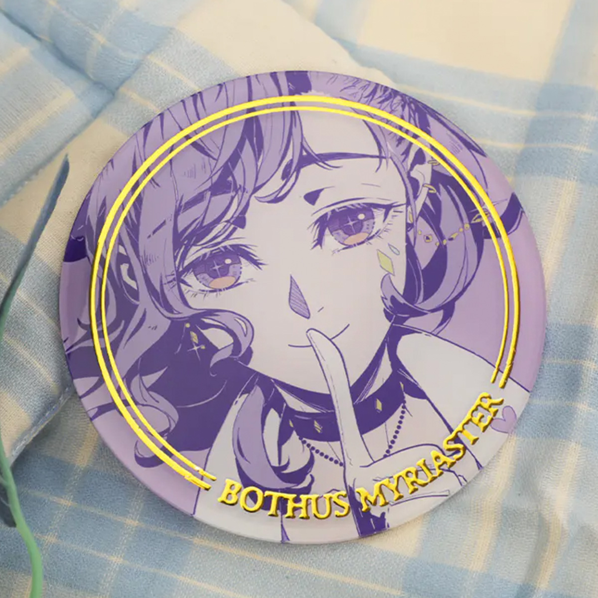 Custom Clear Hot Stamping Acrylic Coaster - Wooacry old version