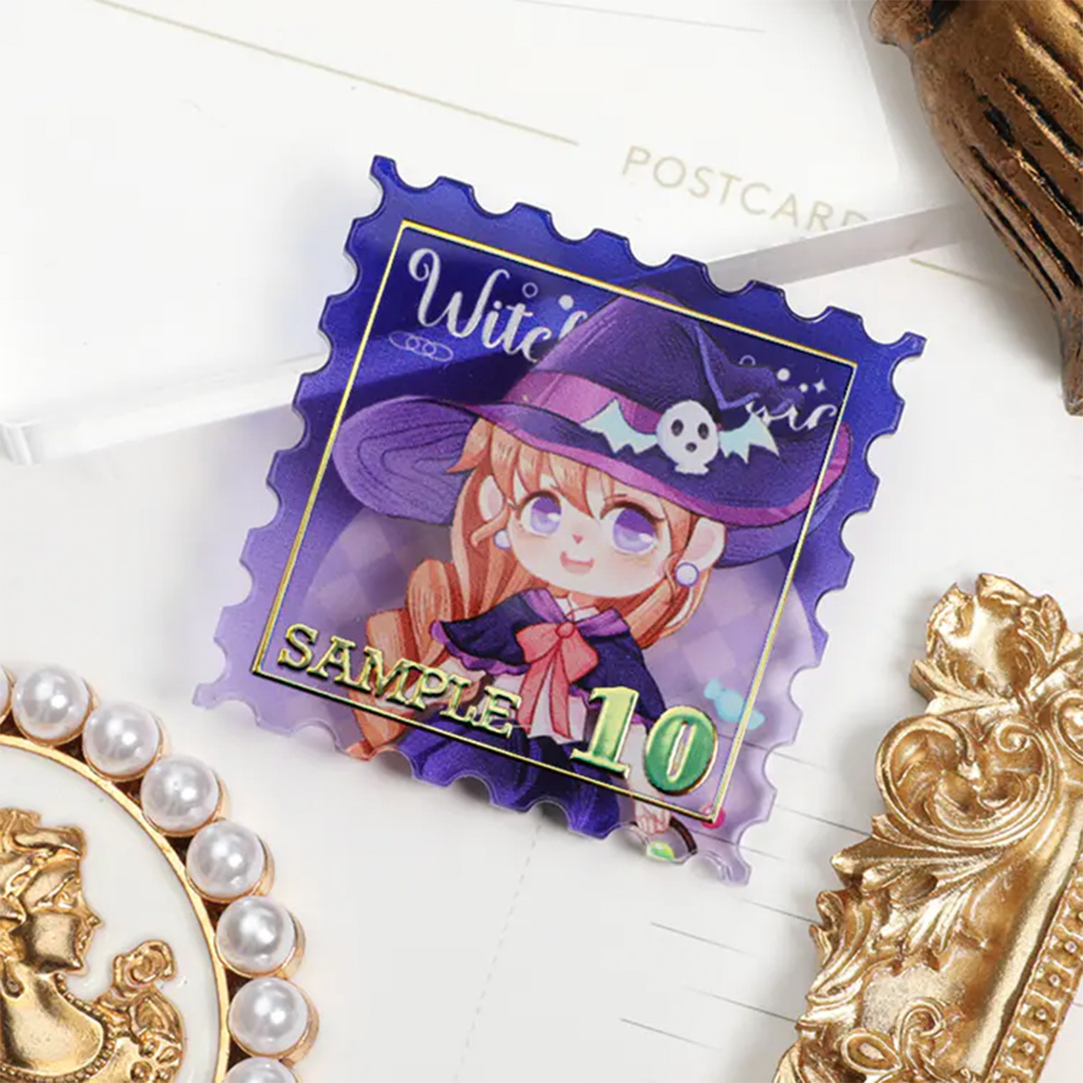 Custom Clear Hot Stamping Acrylic Stamp - Wooacry