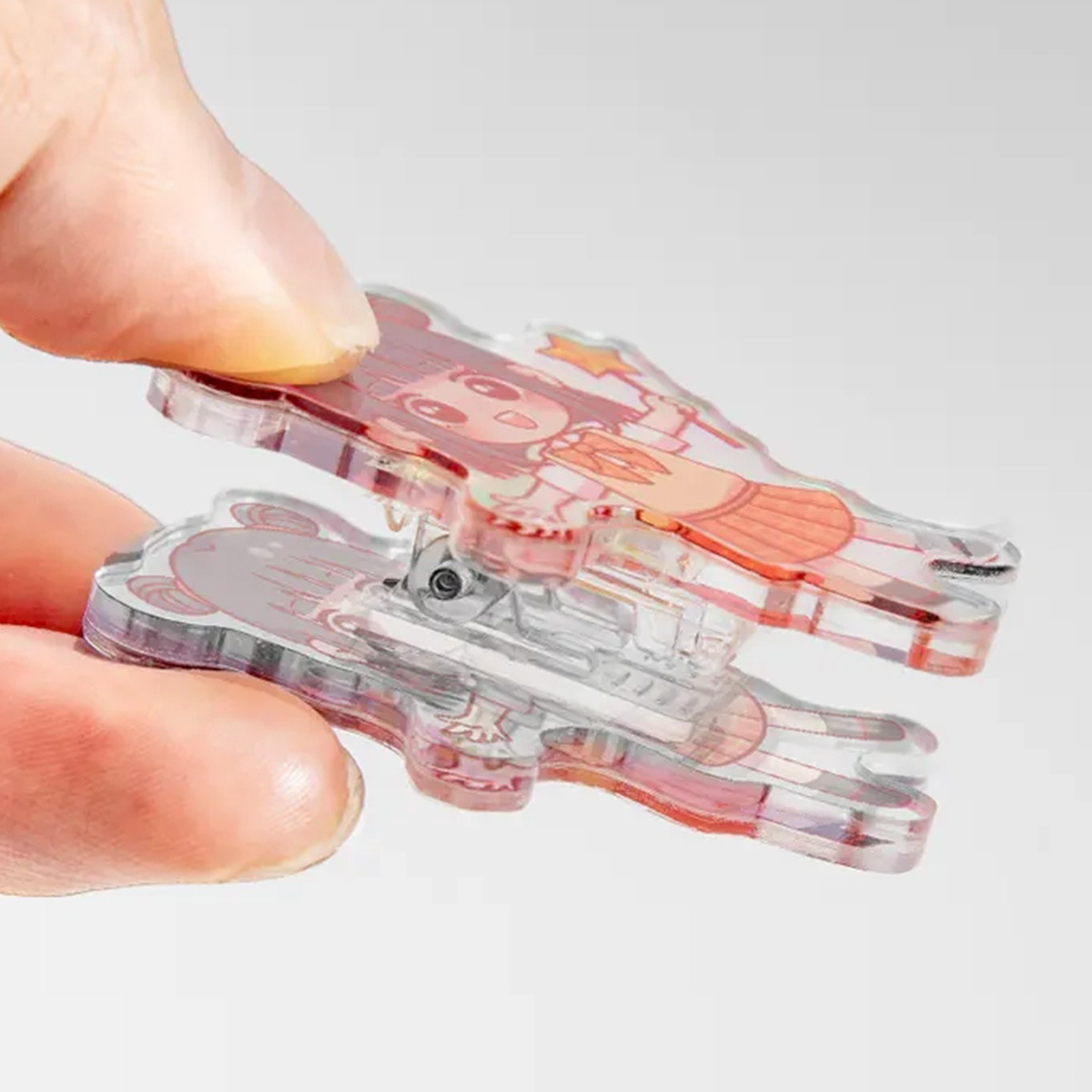 Custom Clear Acrylic Clip - Wooacry old version