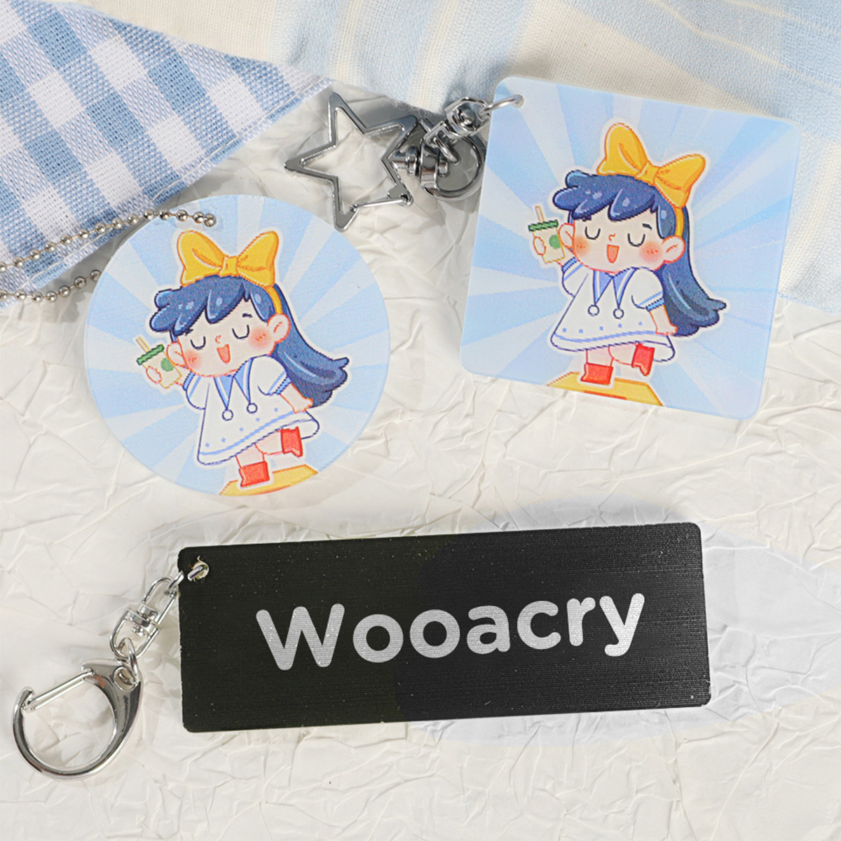 Custom Lenticular Acrylic Pendant - Wooacry