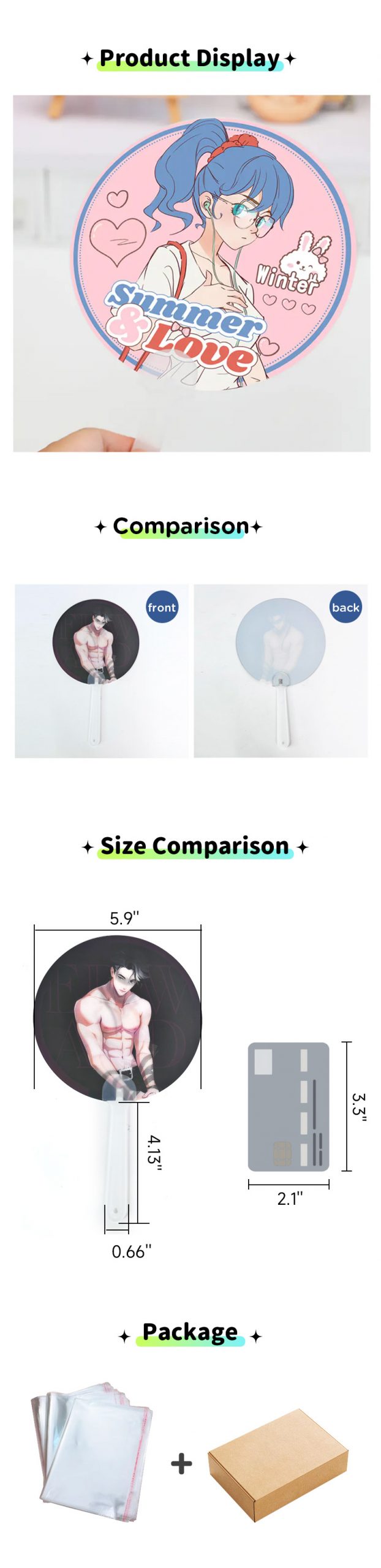 Custom Lenticular Fan - Wooacry