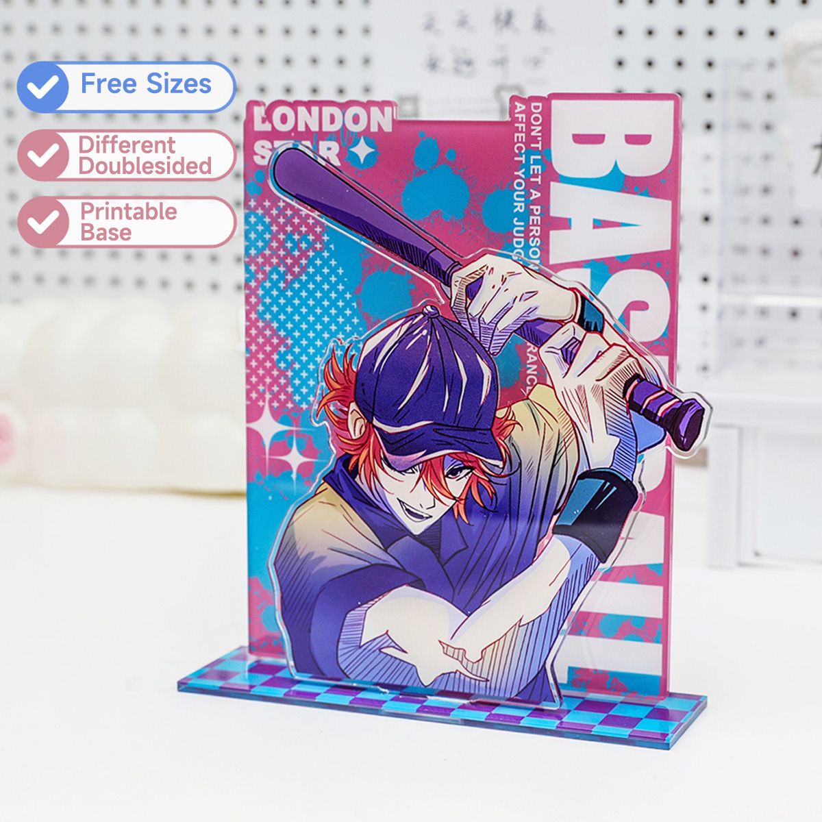 Custom Double Insert Acrylic Standees - Wooacry old version