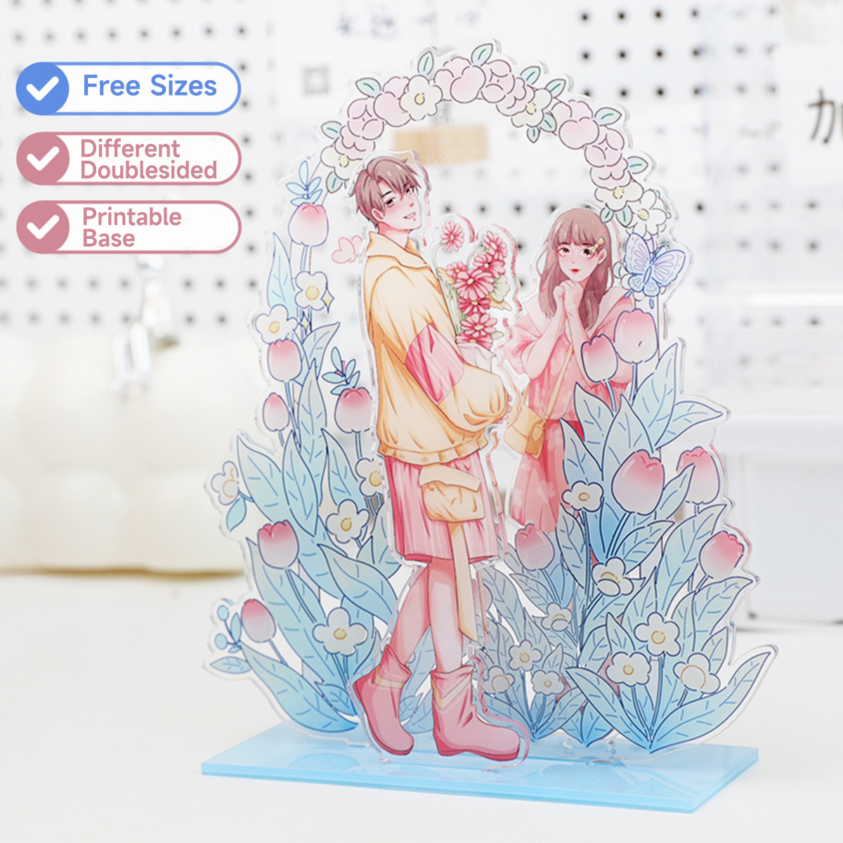 Custom Triple Insert Acrylic Standees - Wooacry