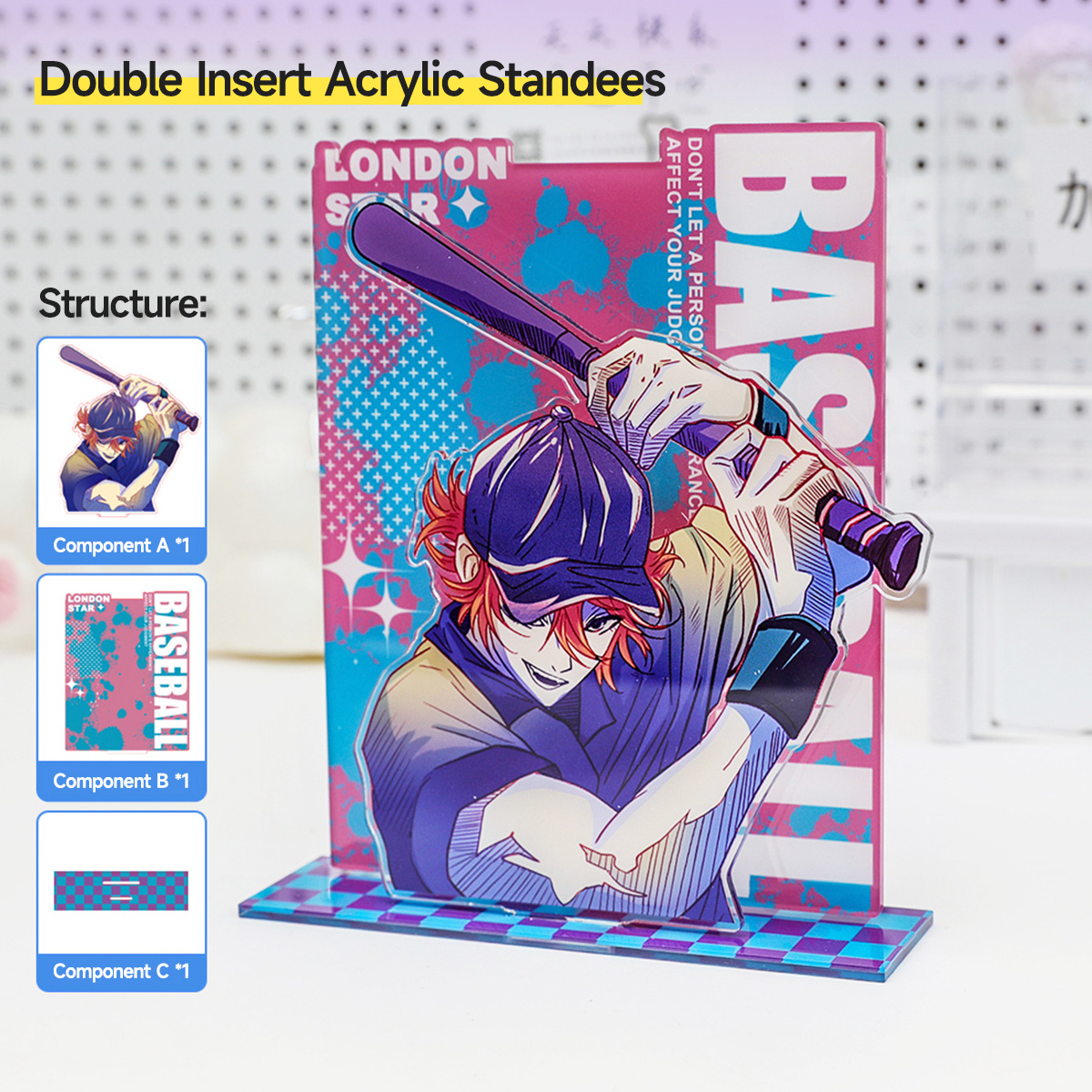 Custom Double Insert Acrylic Standees - Wooacry