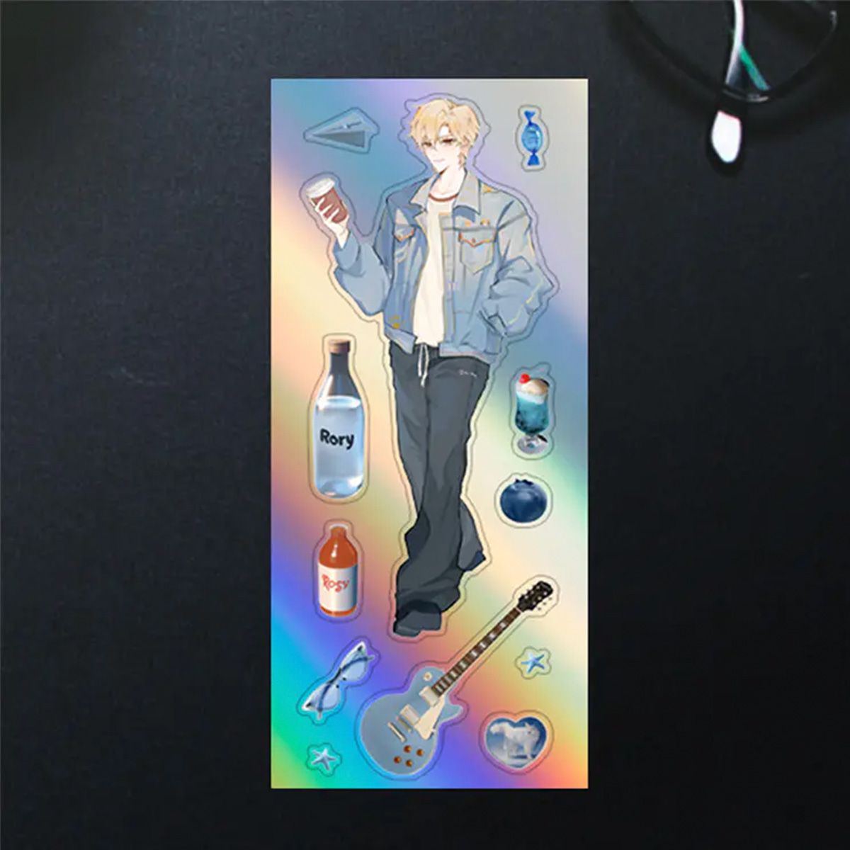 Custom Holographic Coated Paper Sticker Sheet - Wooacry