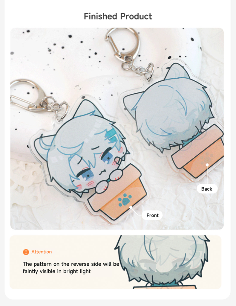 Custom Acrylic Keychains - Wooacry