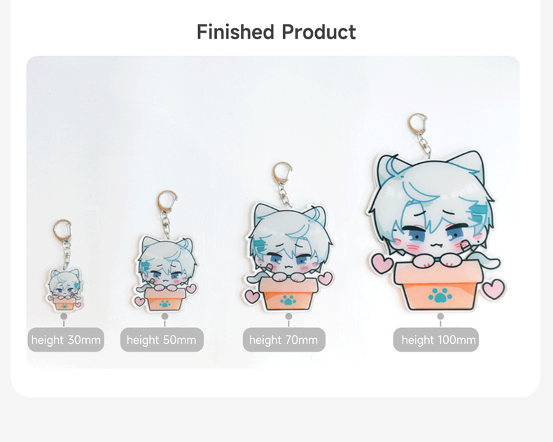 Custom Acrylic Keychains - Wooacry