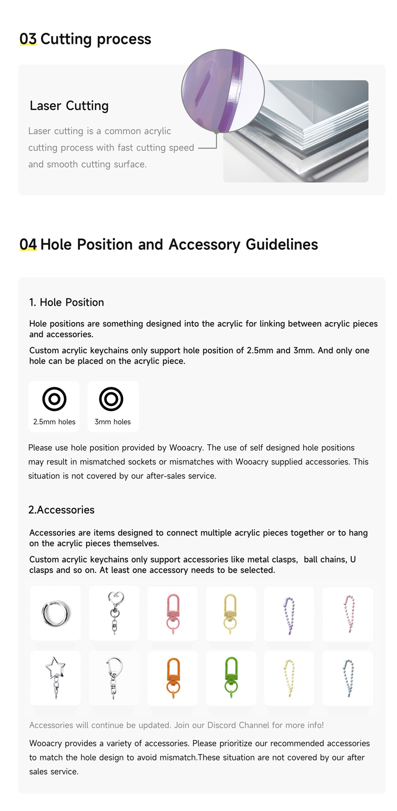 Custom Connected Acrylic Keychains - Wooacry