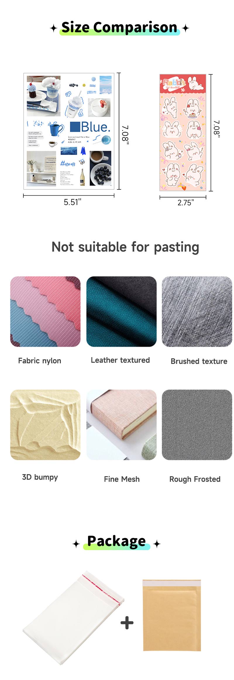 Custom Coated Paper Sticker Sheet - Wooacry