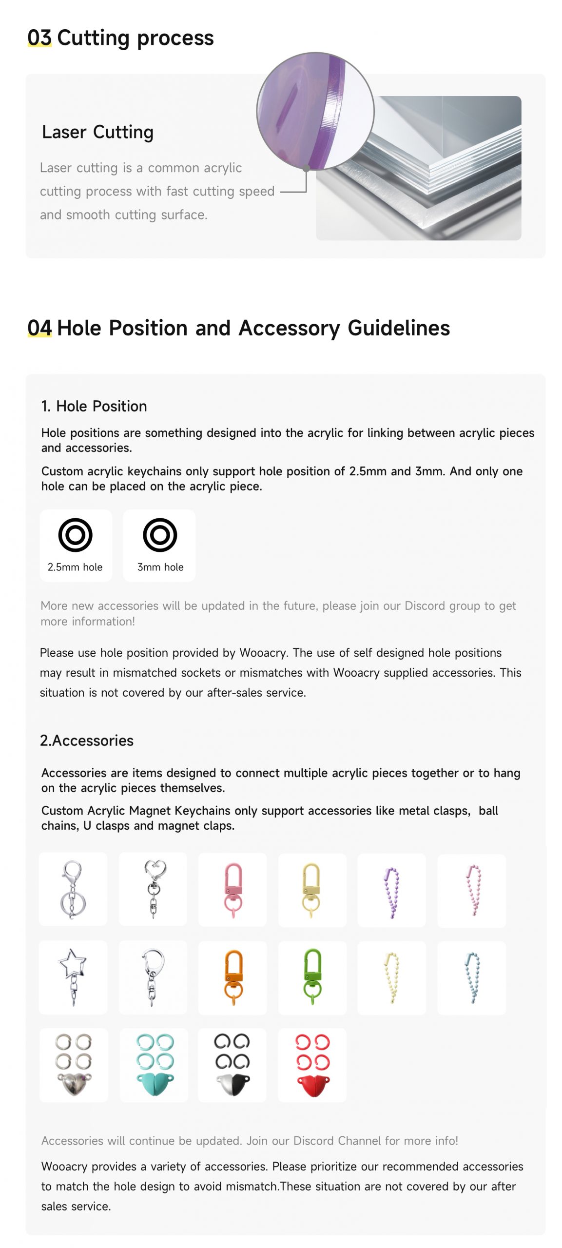 Custom Acrylic Magnet Keychains/Magnet Standees - Wooacry