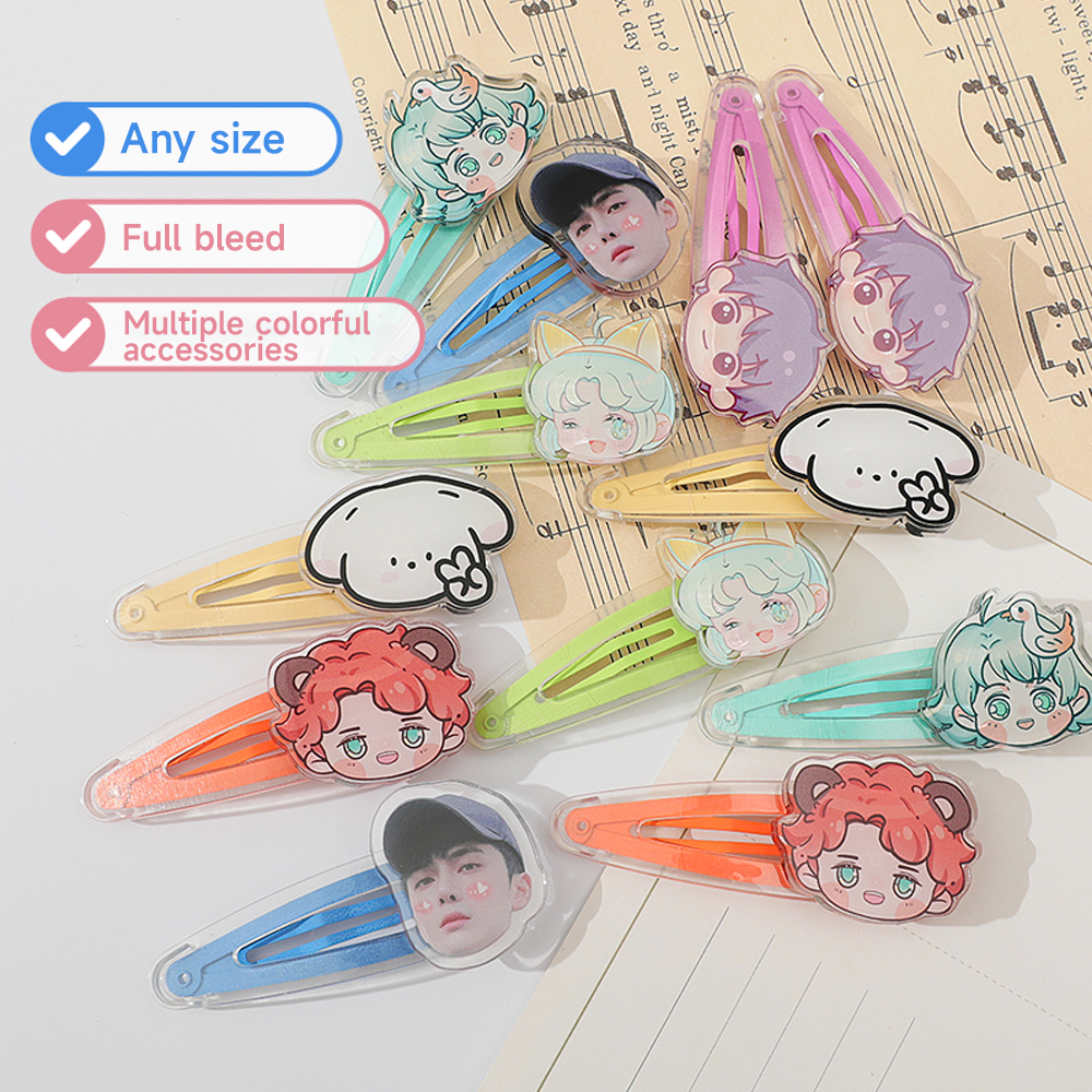 Custom Acrylic Hair Clip - Wooacry