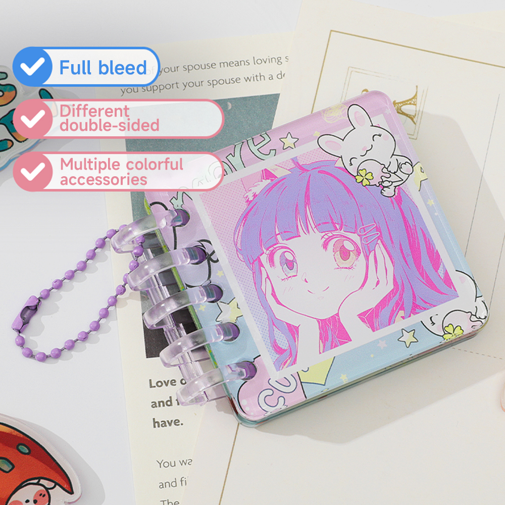 Custom Acrylic Spindle Notebook Pendant - Wooacry