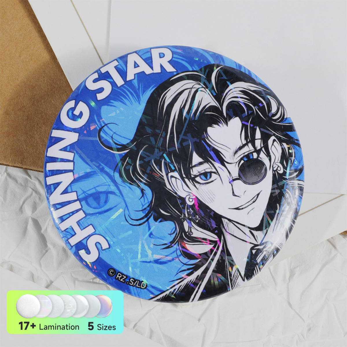 Custom Round Badges (Button Pins) - Wooacry old version