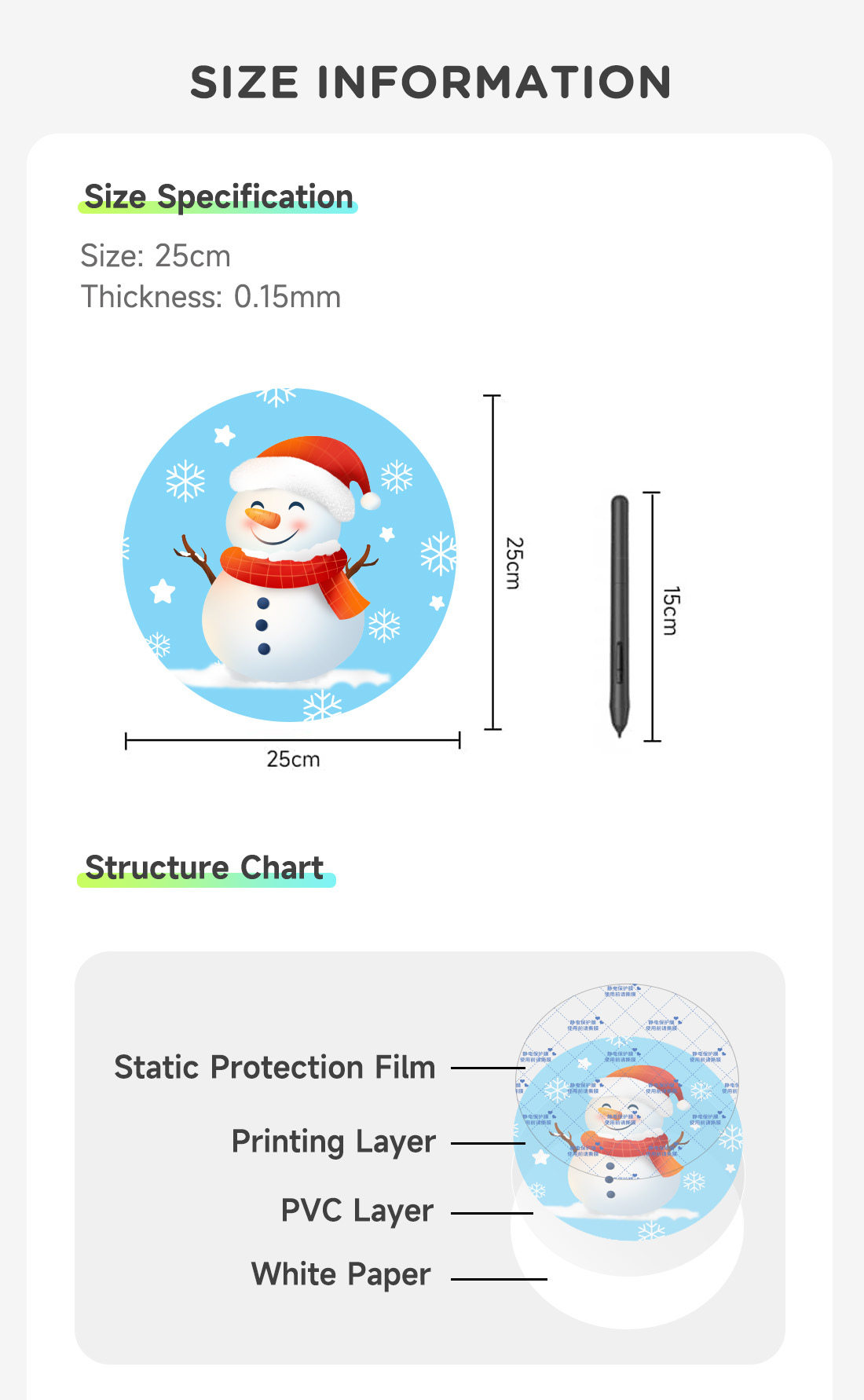 Custom Static Cling Stickers - Wooacry old version